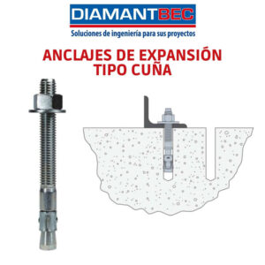 Anclajes mecánicos - DIAMANTBEC LTDA.