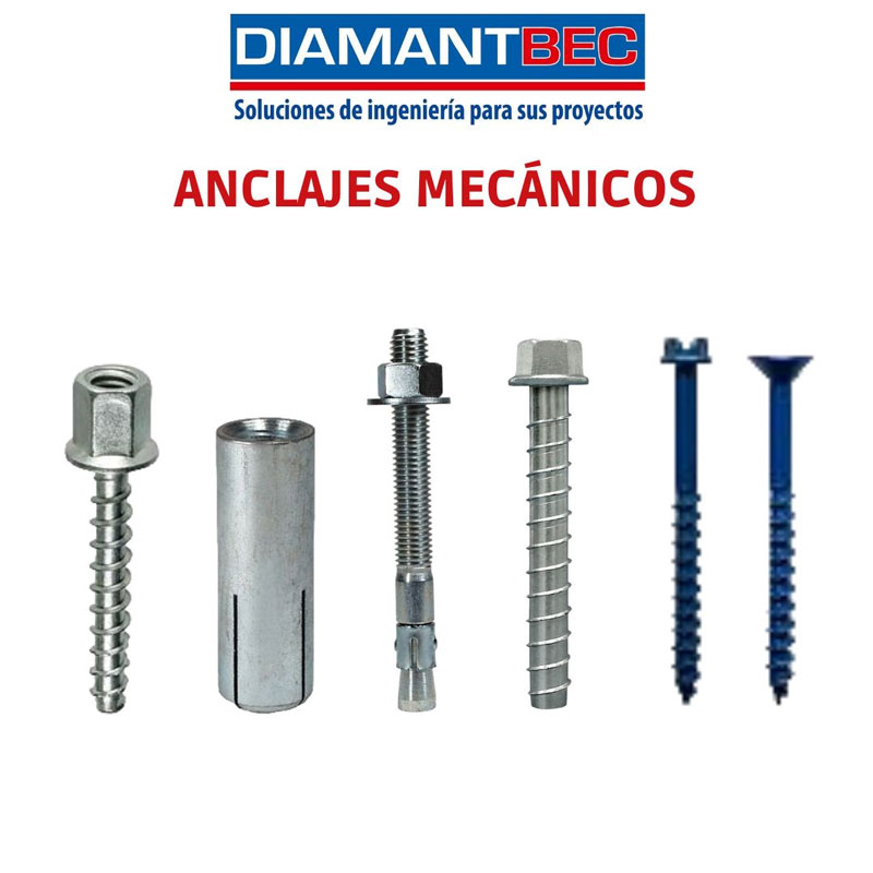 Anclajes mecánicos - DIAMANTBEC LTDA.