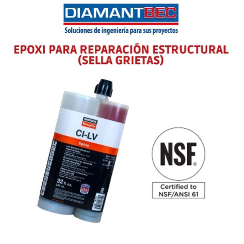 Adhesivos epóxicos para anclajes - Diamantbec LDTA.